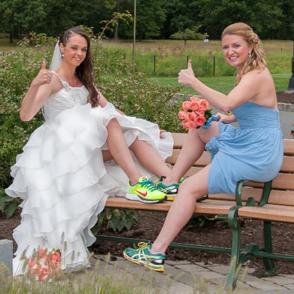 Couple marry to running themed wedding - Men's Running UK